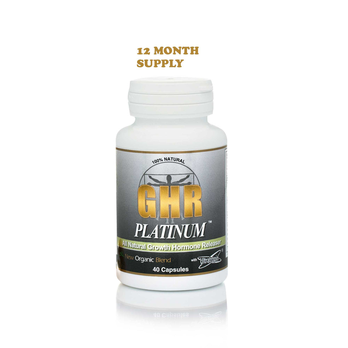 Original GHR Platinum - 12 Month Supply – HGH Releaser by Dr. West