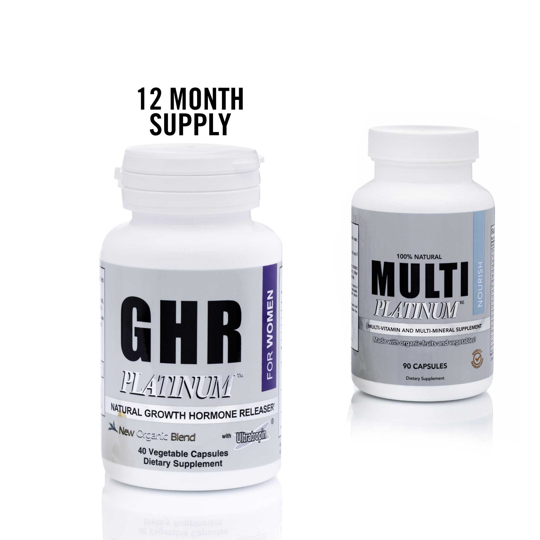 Women's GHR Platinum 12 Month Supply - 50% OFF – Grow Younger Now